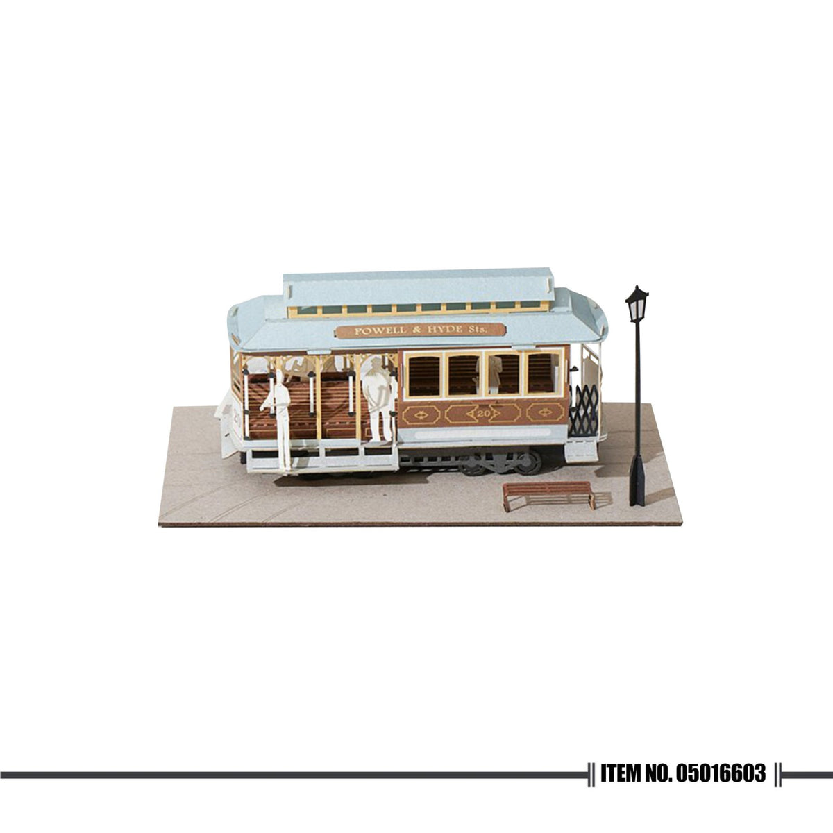 PaperNthought San Francisco Cable Car 3D Paper Puzzle – Cutting Edge ...