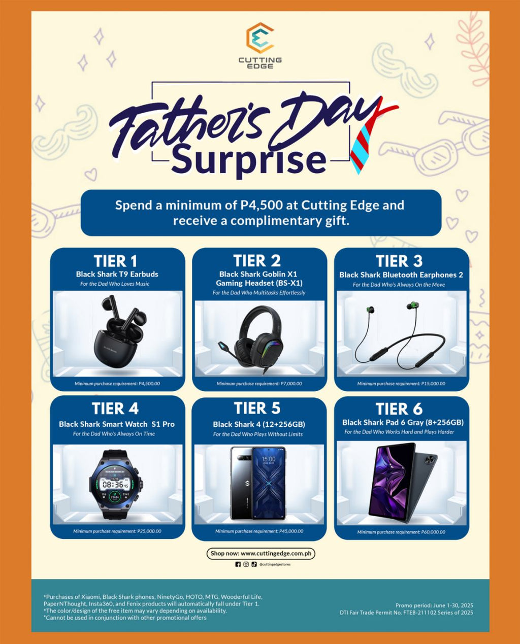 Promos – Cutting Edge Online Store