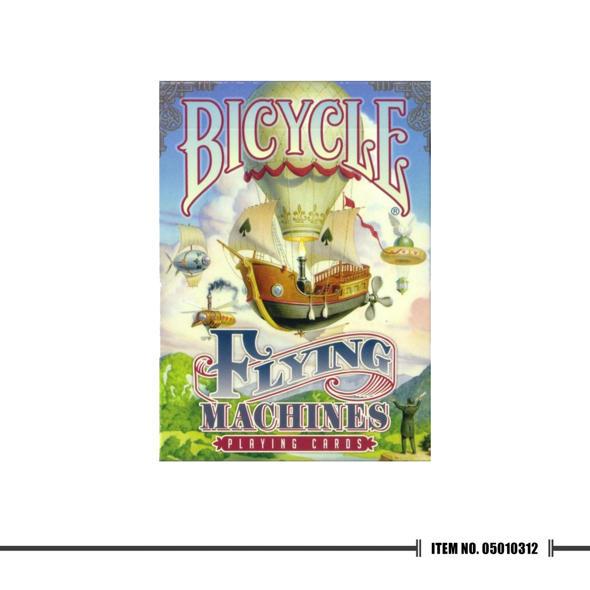 Bicycle Flying Machines Blue Deck – Cutting Edge Online Store