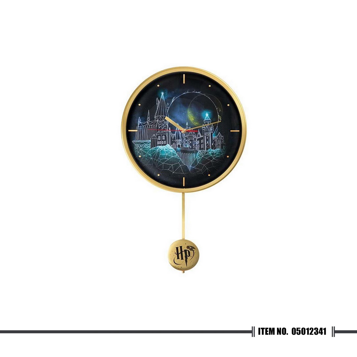 Harry Potter Hogwarts and Golden Snitch Wall Clock – Cutting Edge ...